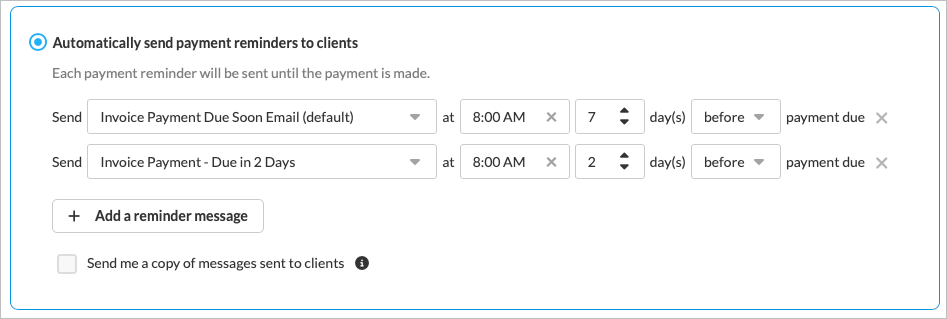 Automatically send payment reminders to clients 🎥 – TravelJoy